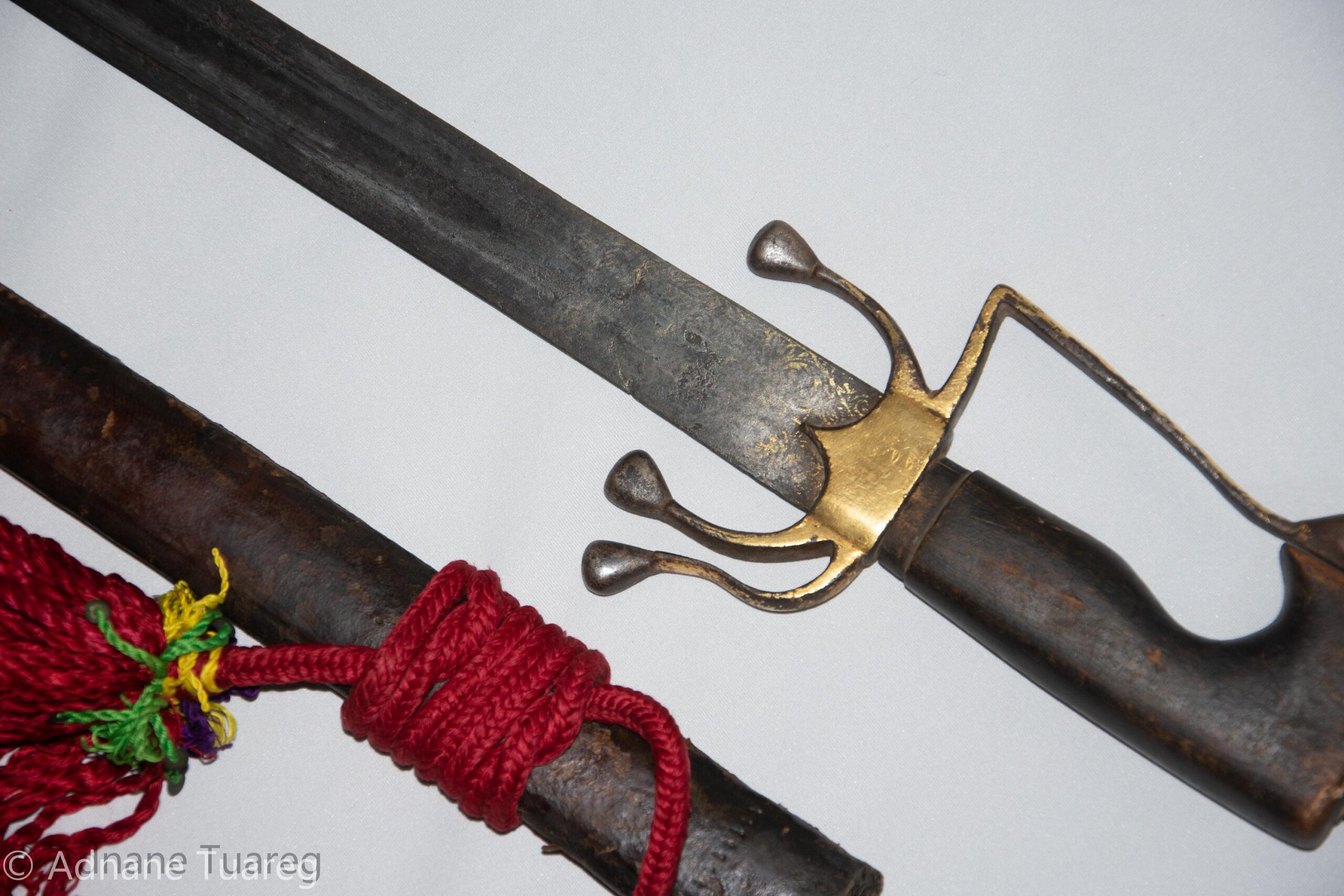 19th C. Islamic Arabic Moroccan NIMCHA Sword - Etuareg