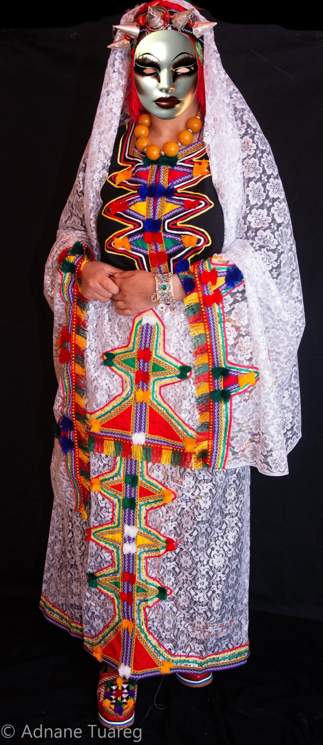 Berber Dress Set , Tamazight Dress Set Complete With Headdress Berber ...