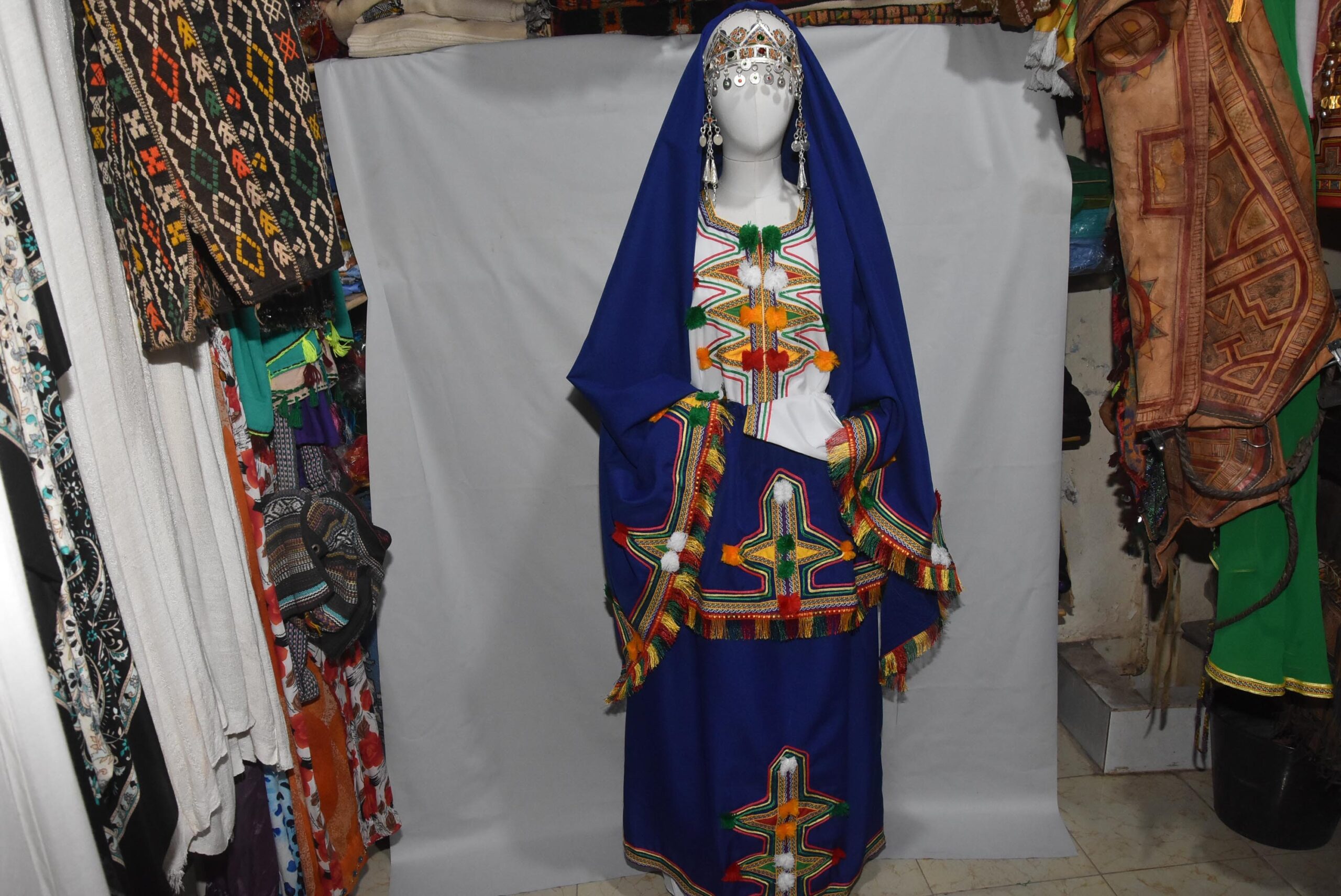 Berber Set Dress Amazigh Cloth set 4 Piece Headdress berber caftan and ...