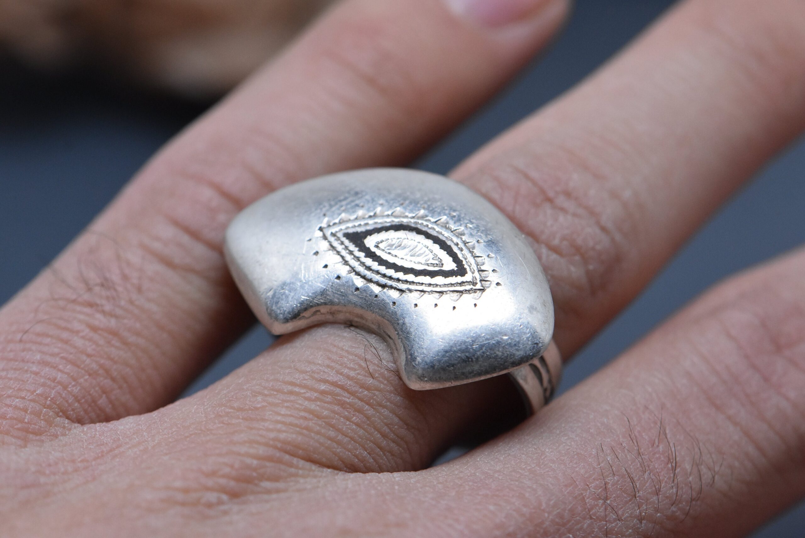Handmade Tuareg Ring Silver Sterling - Etuareg
