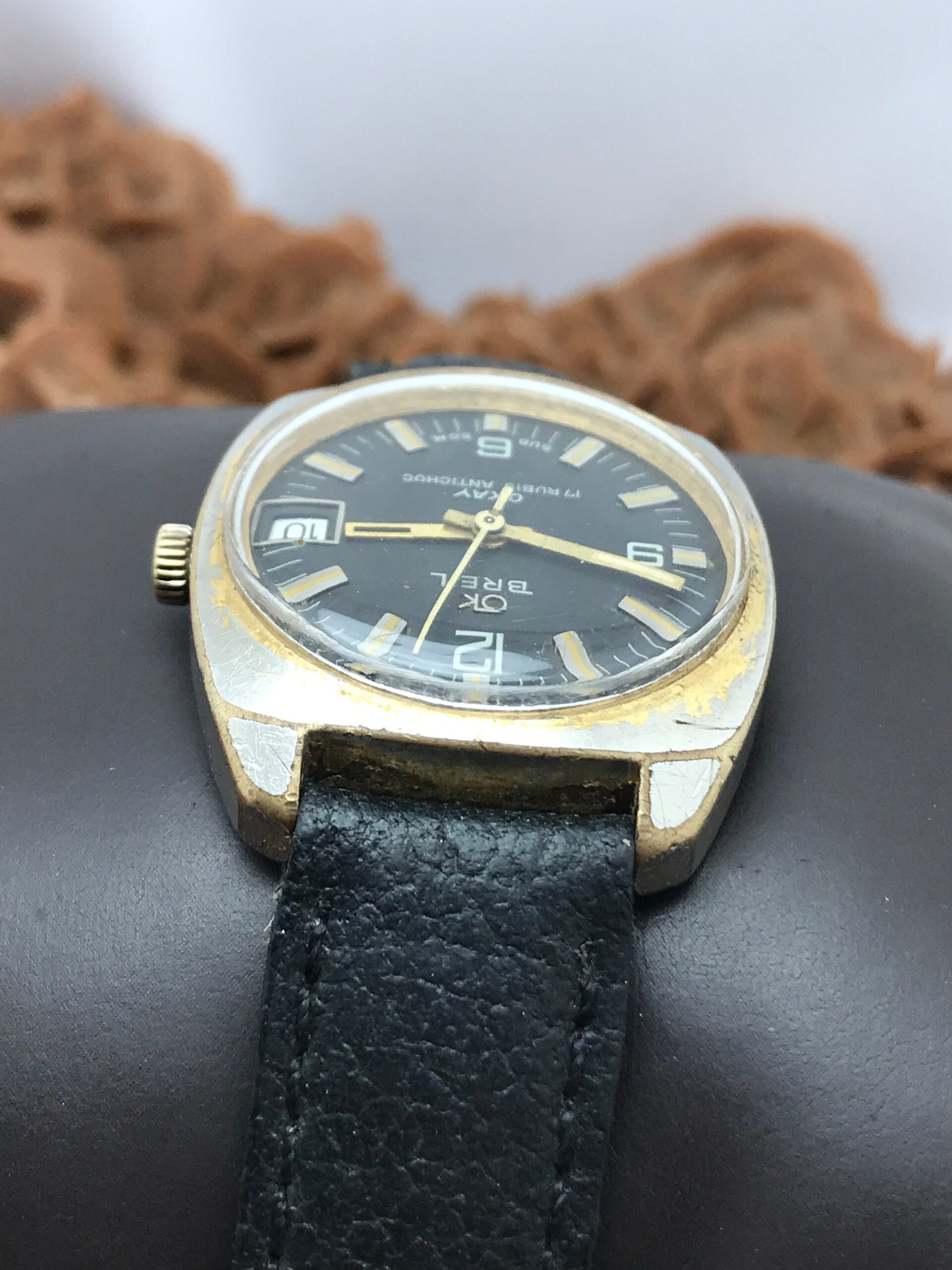 rare OK BREIL watch , okay 17 rubis antichoc watch,vintage ok breil ...