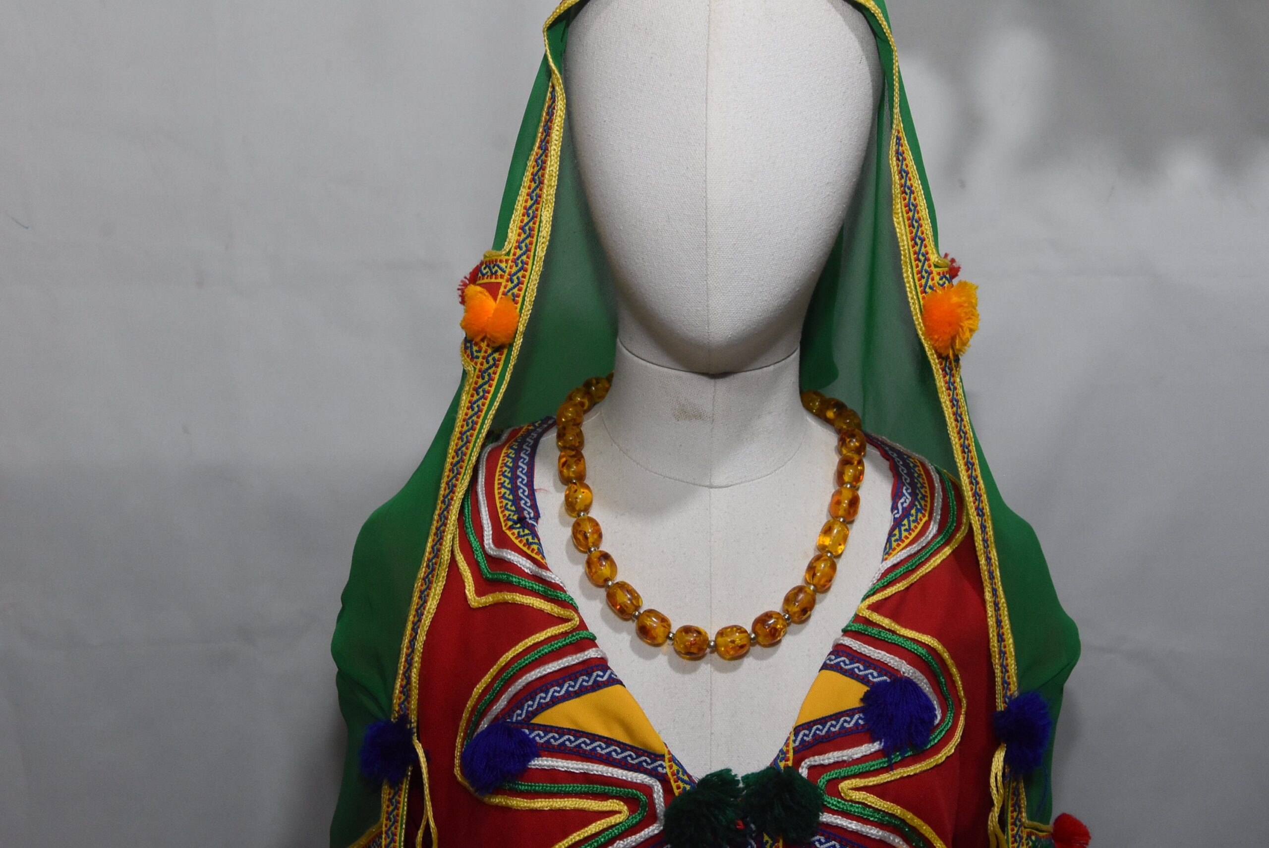 Vintage Necklace Morocco , Ethnic Berber Necklace - Etuareg