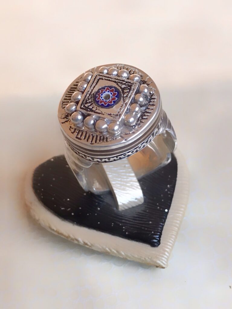 Tuareg ring silver boho ring handmade ,berbère ring , protection ...