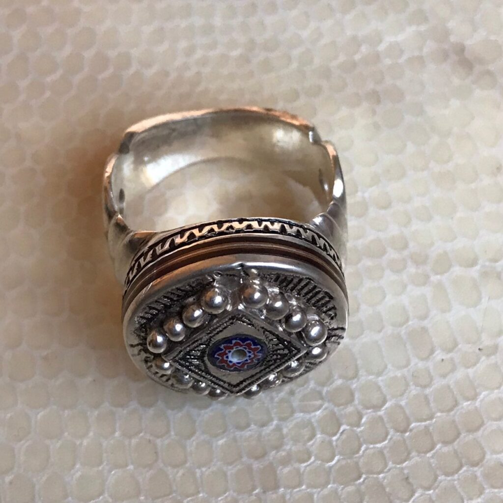 Tuareg ring silver boho ring handmade ,berbère ring , protection ...