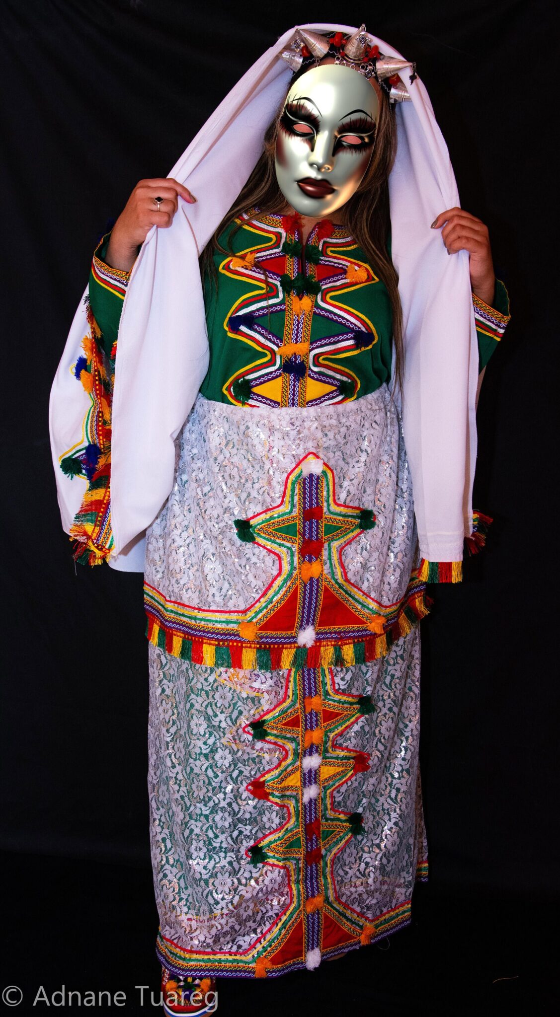 Berber Dress Set , Tamazight Dress Set Complete With Headdress Berber ...