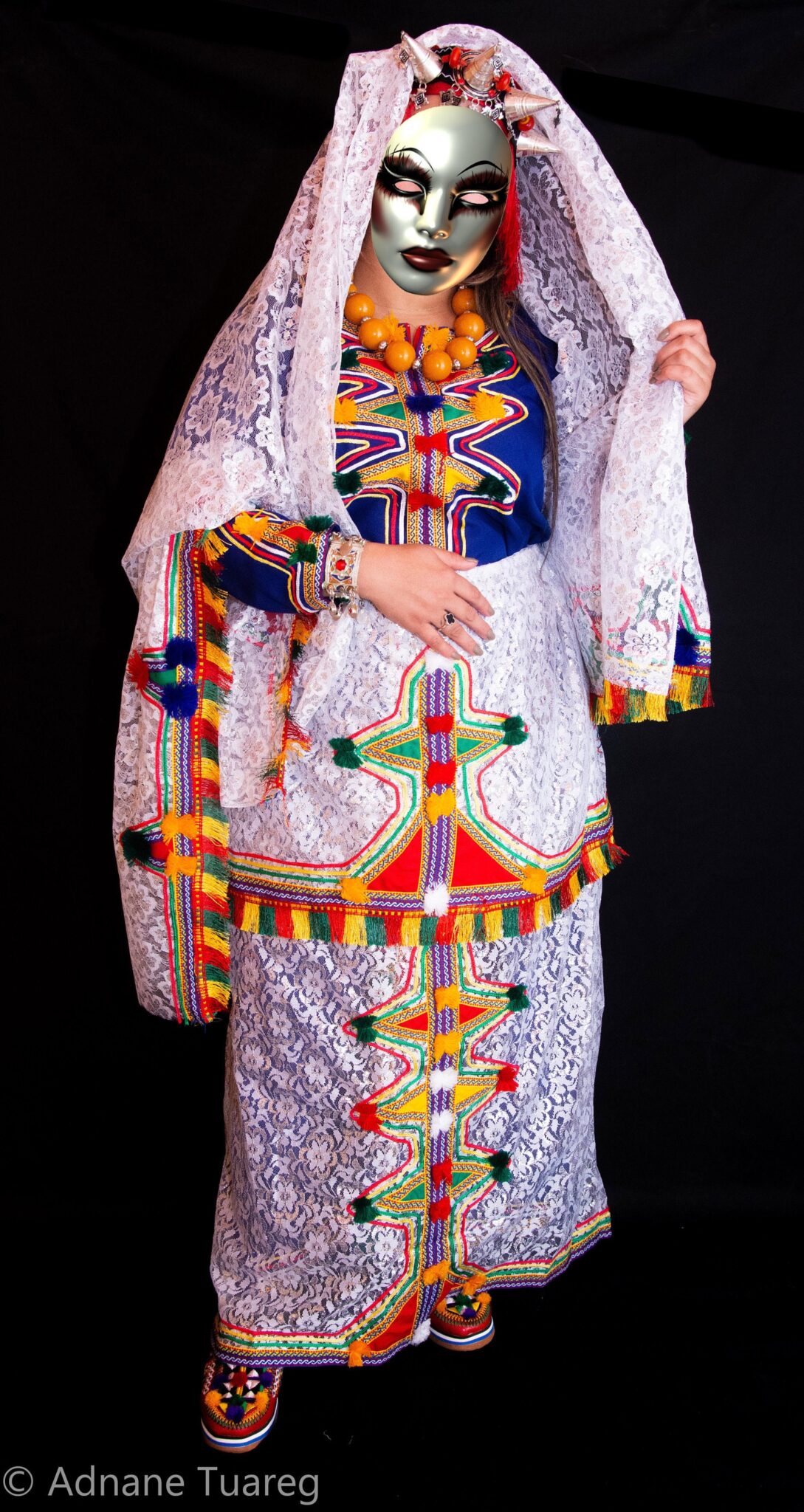 Berber Dress Set , Tamazight Dress Set Complete With Headdress Berber ...