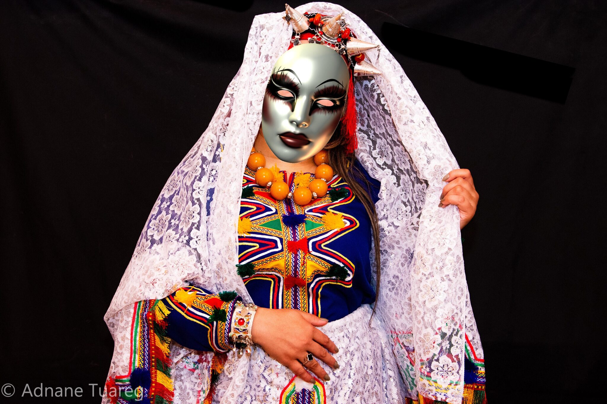 Berber Dress Set , Tamazight Dress Set Complete With Headdress Berber ...