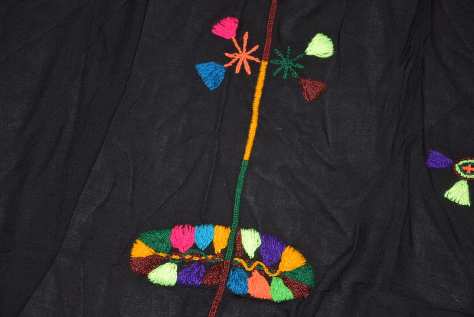 Berber Scarf Embroidery ,Morocco berber clothing Tahrouyt mood Tribal ...